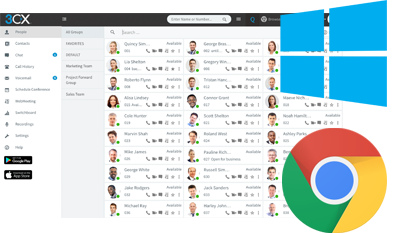 Application deskphone et webphone - la puissance de 3CX sur votre PC